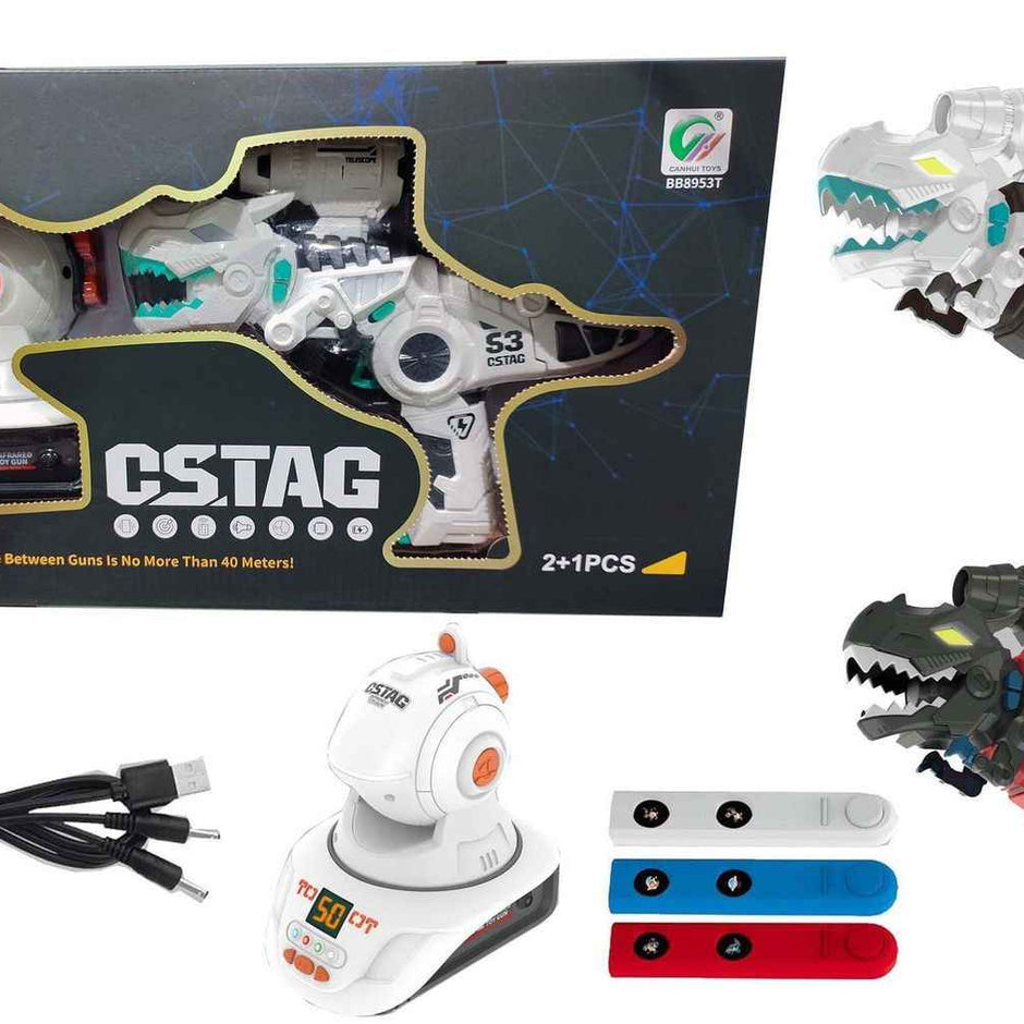 Infrared Laser Tag Dino Gun with Projector – Aroha Toys